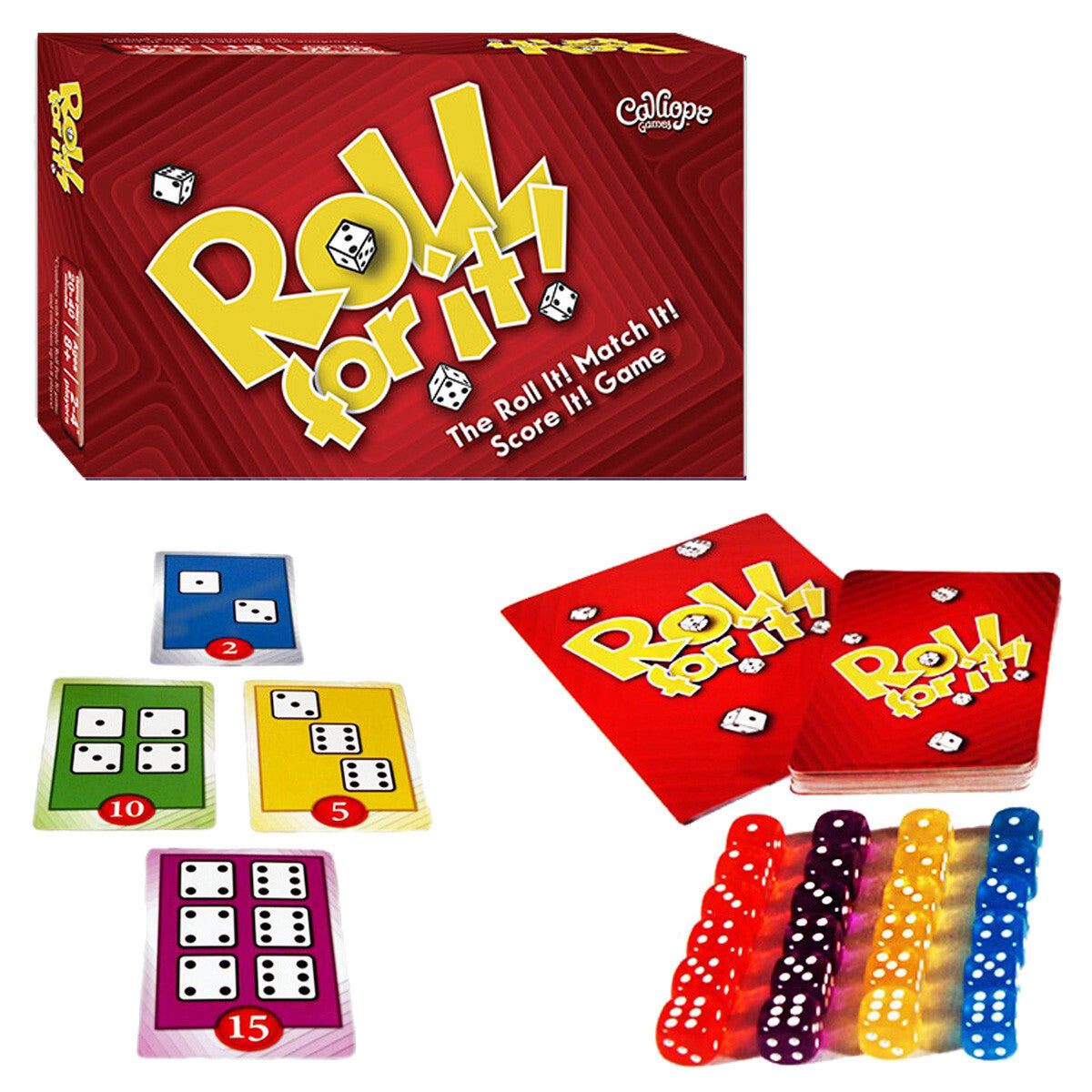Roll For It | The Roll It, Match It, Score It Dice Game - Red – AMAZEN ...